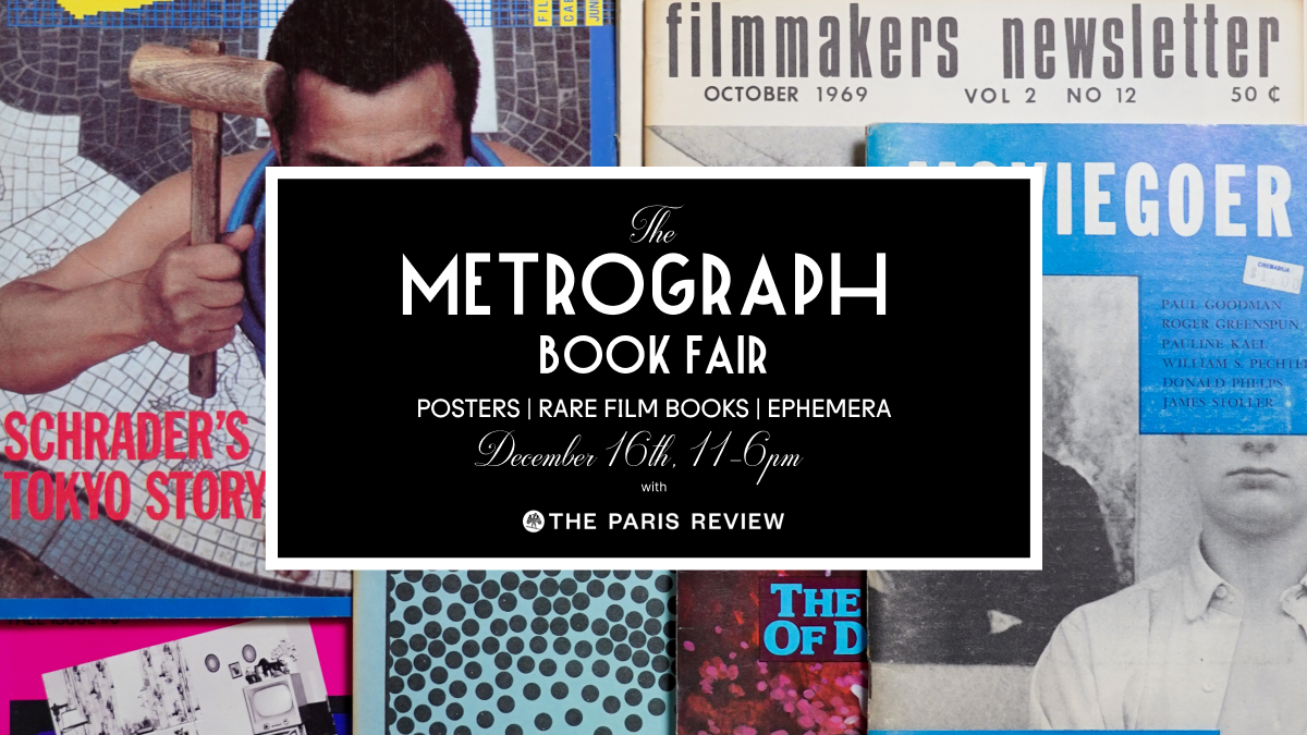 Save the Date: Metrograph’s Holiday Book Fair - Metrograph